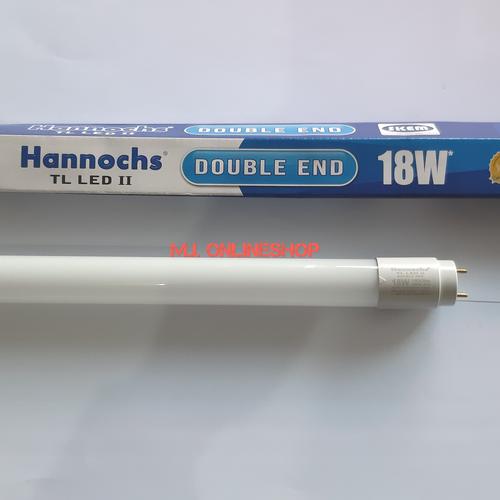 Jual Hannochs TL Neon Led Tube T8 18w 120cm Double End SNI Putih - Kota ...