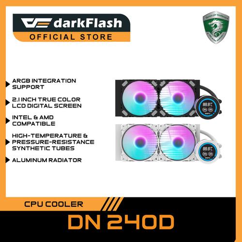 Promo darkFlash NEBULA DN240D Liquid CPU Cooler [Support Intel & AMD ...
