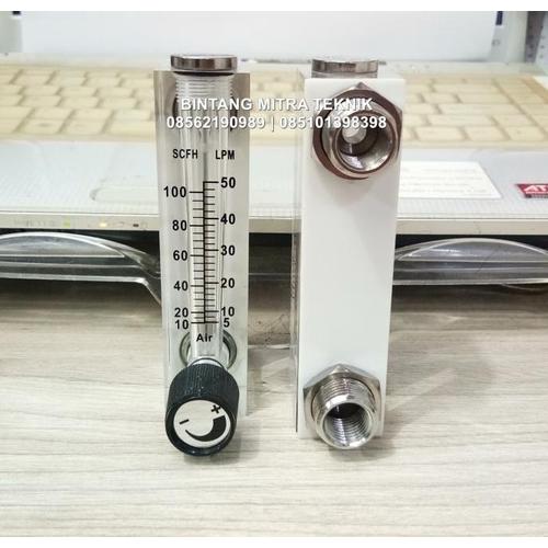 Jual ROTAMETER FLOWMETER UDARA PANEL WITH CONTROL (5 - 50 LPM) Limited ...