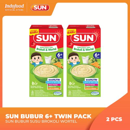 Promo Bubur 6+ Twin Pack - SUN Bubur Susu Brokoli Wortel (2 Pcs) - Kota ...