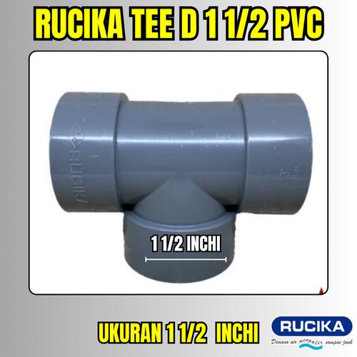 Jual Keni Fitting Pipa T Te Tee PVC Paralon Te Ukuran 1 1/2 Inchi ...