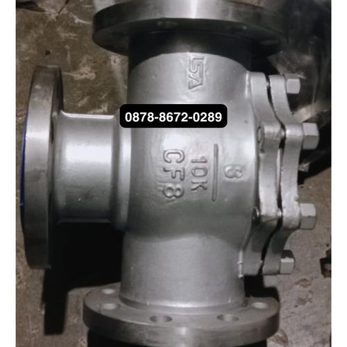 Jual Three Way Ball Valve SS304 JIS 10K Merk ISA / 3 Way Ball Valve JIS ...