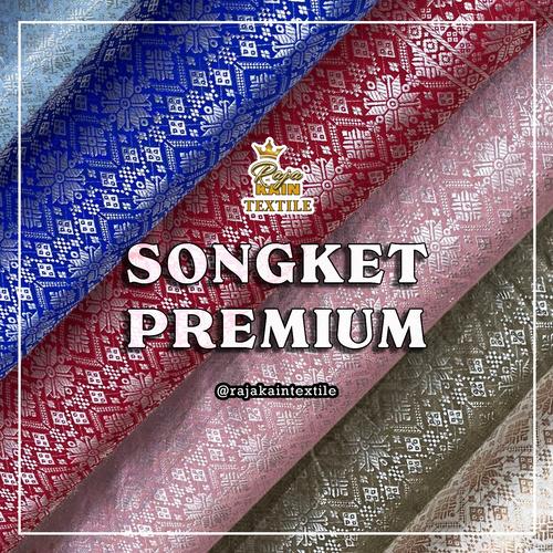 Jual Bahan / Kain songket tenun semi Palembang 0.5 meteran kebaya ...