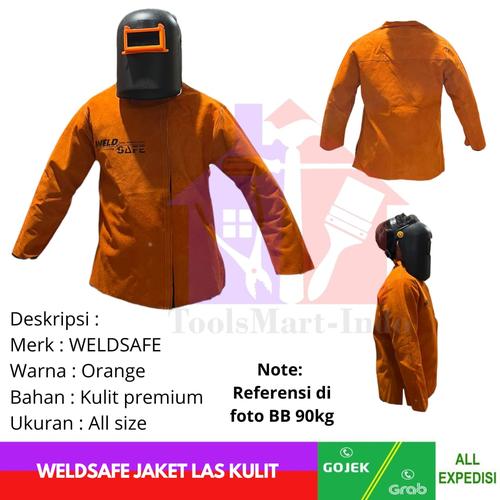 Jual WELDSAFE Jaket las kulit safety / welding jaket - Jakarta Utara ...