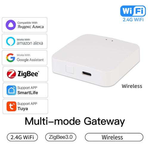 Jual Tuya Smart Gateway Hub Multi-model Home Bridge WiFi Bluetooth ZigBee - Zigbee Gateway ...