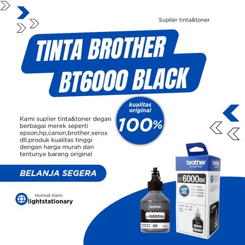 Jual Tinta Brother BT 6000/BT D 60 Black Original (BT6000BK/BT D 60 BK ...