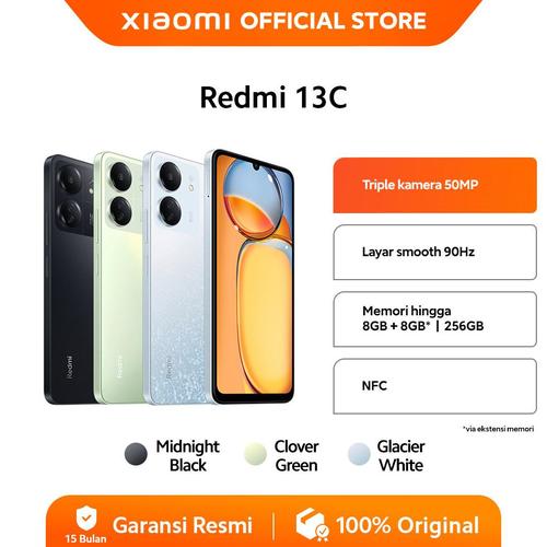 Jual Xiaomi Redmi 13C (6/128Gb) (8/256Gb) | Tiga Kamera Ai 50 Mp | 16 ...