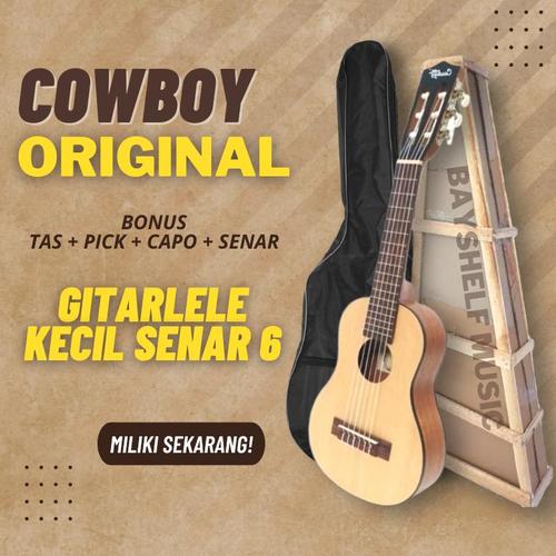 Jual Gitar Mini Kecil Guitalele Gitar Lele Gitarlele Senar 6 Cowboy ...