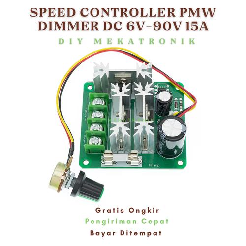 Jual SPEED CONTROLLER PMW DC DIMMER DC 6V-90V 15A - Kota Bandung - DIY ...