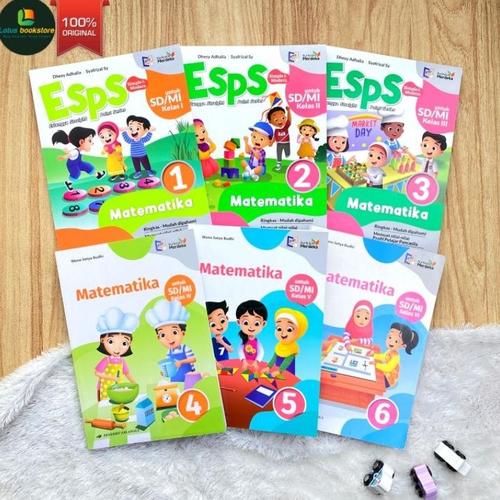 Jual Esps Matematika SD Kelas 1 2 3 4 5 6 - Kurikulum Merdeka - Penerbit Erlangga - Buku ...