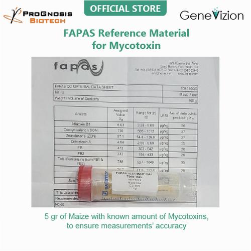 Jual FAPAS Reference Material for Mycotoxin (CRM untuk uji mikotoksin) - Jakarta Barat - NEOGENE ...