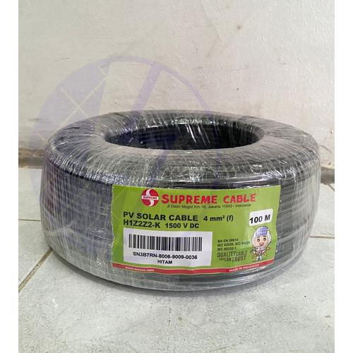 Jual Kabel PLTS Panel Surya PV1-F 1Cx4mm2 warna Hitam H1Z2Z2-K 4mm2 ...