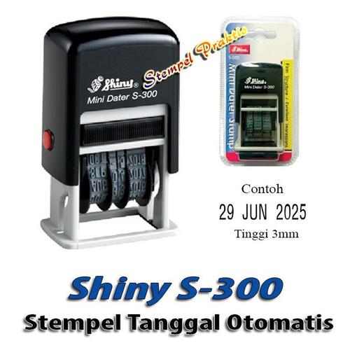 Jual Stempel Tanggal Otomatis 3mm Shiny S-300 Self-Inking - Jakarta ...