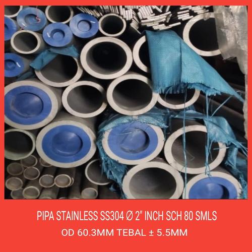 Jual PIPA STAINLESS 2 INCH SCH 80 SS304 X 100CM - Jakarta Barat ...