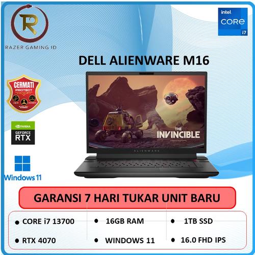Jual DELL ALIENWARE M16 R1 I7 13700 RTX4070 8GB RAM 16GB SSD 1TB W11 16 ...