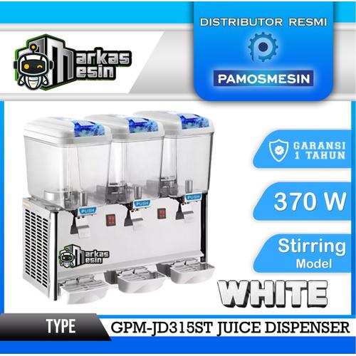 Jual Jus Dispenser JCD-345 PAMOSMESIN Juice Dispenser 3 Tabung Cold ...