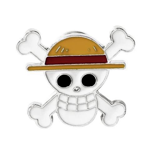 Jual One Piece Logo Enamel Lapel Pin Bros Brooch Pirate Anime Manga ...