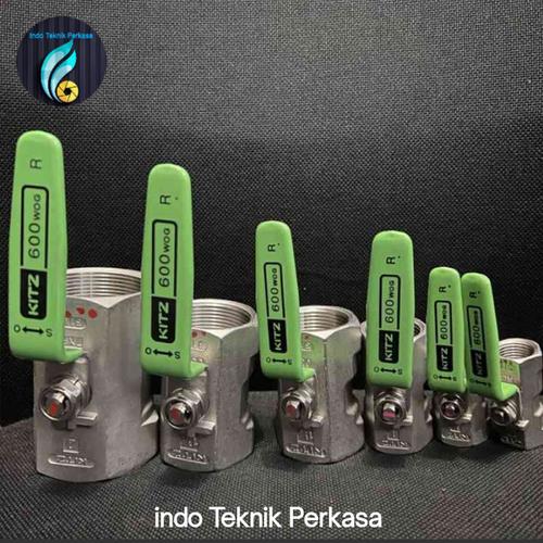 Jual ball Valve kitz stainless ss316 drat 3/4"inch class 600 wog - Jakarta Barat - Indo Teknik ...
