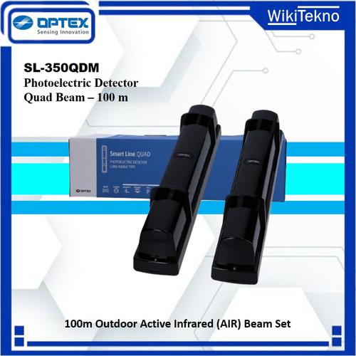 Jual Photoelectric Beam Detector 200m Optex SL-650QDM Smart Line Quad ...