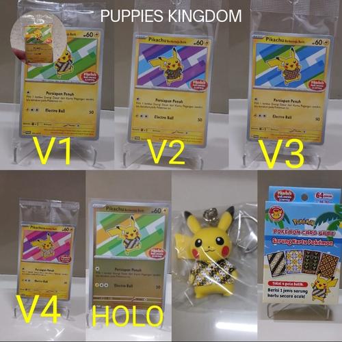 Jual pikachu batik pikachu berkemeja batik pokemon tcg indonesia - only box kosong - Kota ...
