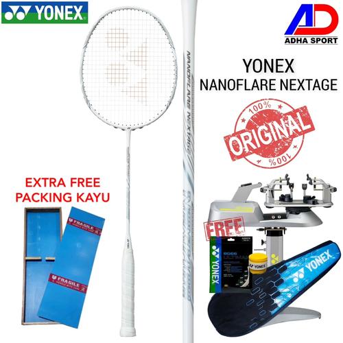 Jual Y Nanoflare NEXTAGE White Gray Raket Badminton Bulutangkis ...