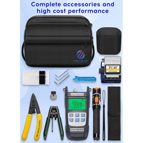 Jual FTTH Fiber Optic Tool Kit COMPTYCO With Fiber Cleaver -70~+6dBm ...