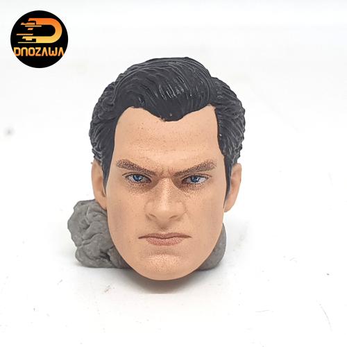 Jual Mafex DC Head HS Angry Superman Clark Kent Henry Cavill Justice ...