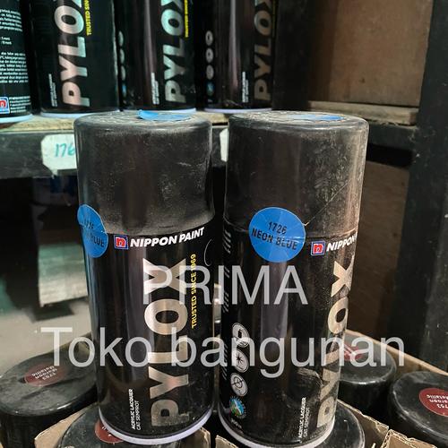 Jual ASLI 100% PYLOX NIPPON PAINT 300 CC 1726 NEON BLUE SEMUA WARNA - PILOX CAT SEMPROT PILOK ...
