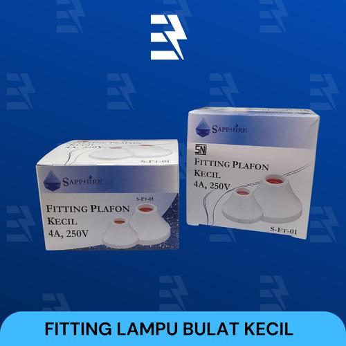 Jual FITING / FITTING LAMPU PLAFON BULAT PUTIH SAPPHIRE - Kota Malang ...