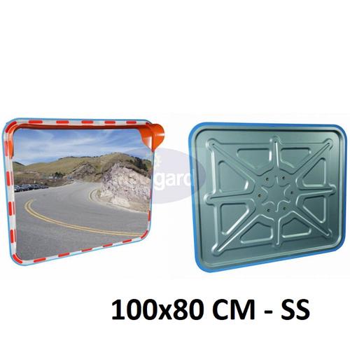 Jual Mirror Outdoor 100cmx80cm,Stainless Steel SUS 304,Convex Safety ...