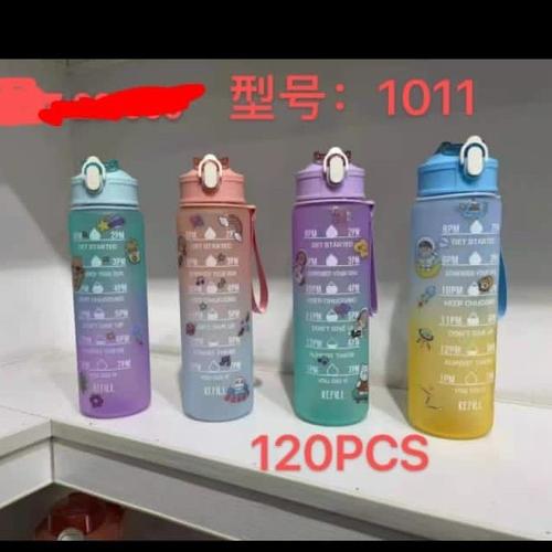 Jual Botol Minum Tritan 1Liter Botol Olahraga 1000Ml Stiker Thumbler 1L ...