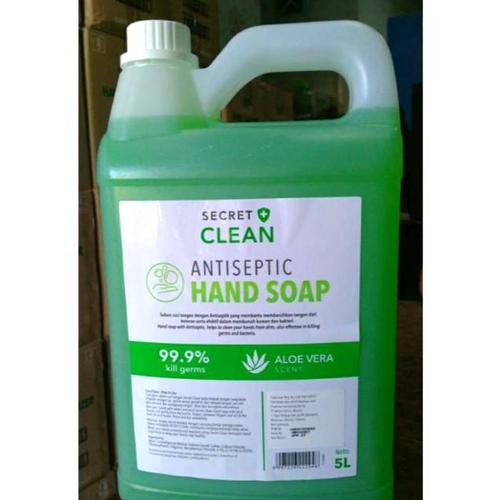 Jual Secret Clean Hand Soap Aloevera 5 Liter | Sabun Cuci Tangan Aroma ...