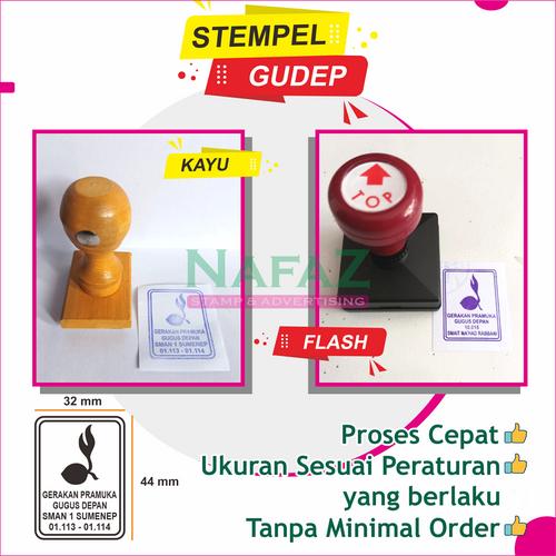 Promo STEMPEL GERAKAN PRAMUKA GUGUS DEPAN GUDEP CIKAL OTOMATIS DAN KAYU ...