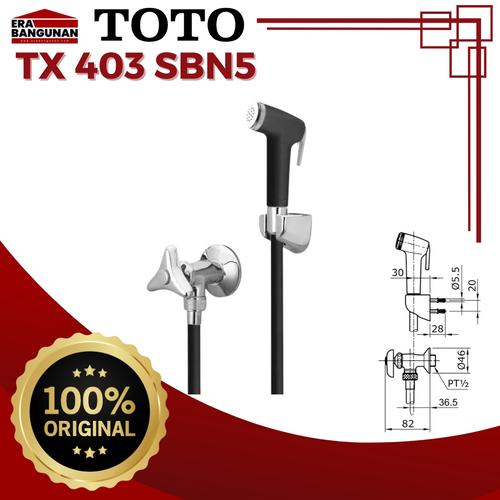 Jual JET SHOWER TOILET TOTO TX 403 SBN5 / TX403SBN5 STOP KRAN - Jakarta ...