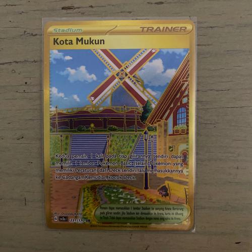 Jual Kota mukun pokemon tcg original indonesia staple card trainer stadium - base - Jakarta ...