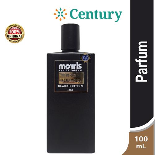 Promo MORRIS EAU DE PARFUM BLACK EDITION N.23 AQUATIC 100ML / PARFUM ...