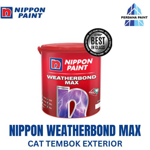 Jual Cat Tembok Eksterior NIPPON Weatherbond Max 2,5 Liter - WHITE ...