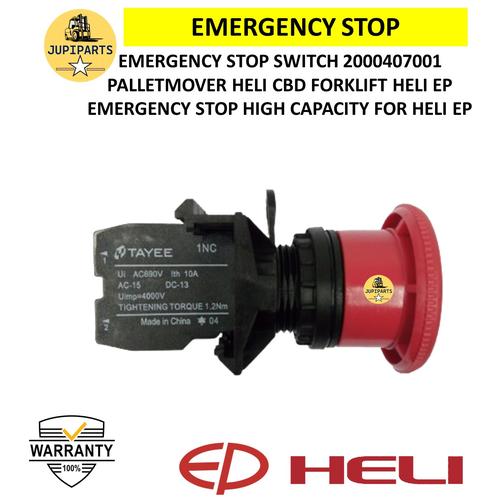 Jual Emergency stop switch 2000407001 pallet mover heli CBD forklift ...