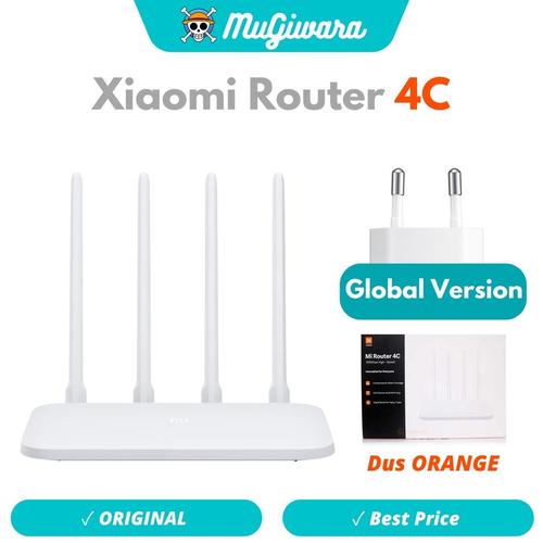Jual Mi Router 4C with 4 Antennas 300Mbps Speed - Garansi Resmi ...
