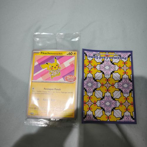 Jual Pikachu Berkemeja Batik + Sleeve Batik Kartu Pokemon TCG Card - Jakarta Utara - Owne Stoere ...