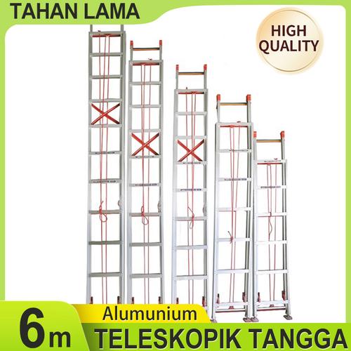 Jual Tangga Lipat Tangga Teleskopik Tangga 6 meter Telescopic ...