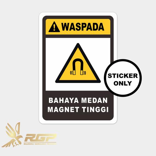 Jual Sticker K3 Bahaya Medan Magnet Tinggi 20cm x 15cm - Kota Bekasi ...