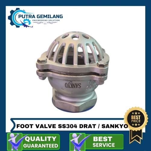 Jual 2 1/2" inch / FOOT VALVE STAINLESS STEEL SS304 / KONEKSI DRAT ...
