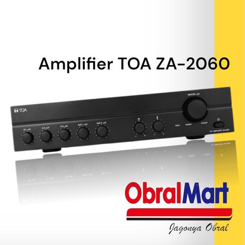 Jual TOA Amplifier ZA-2060 60 watt Ampli ZA2060 60w 60watt Mixer ...