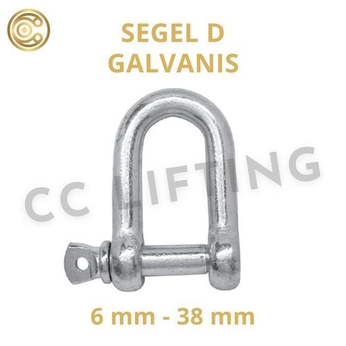 Jual Segel D 22mm Galvanis / D Shackle Clamp Galvanized / Sambungan ...