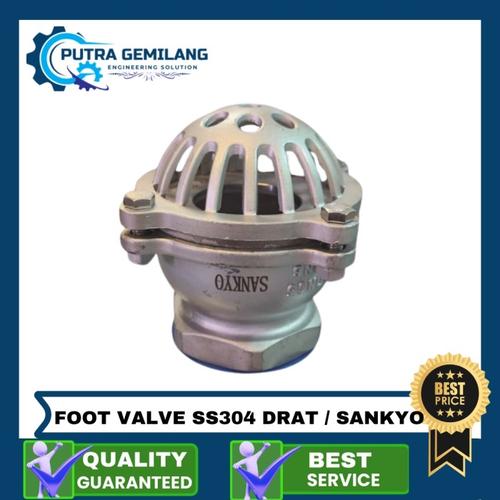 Jual 3" inch / FOOT VALVE STAINLESS STEEL SS304 / KONEKSI DRAT ...