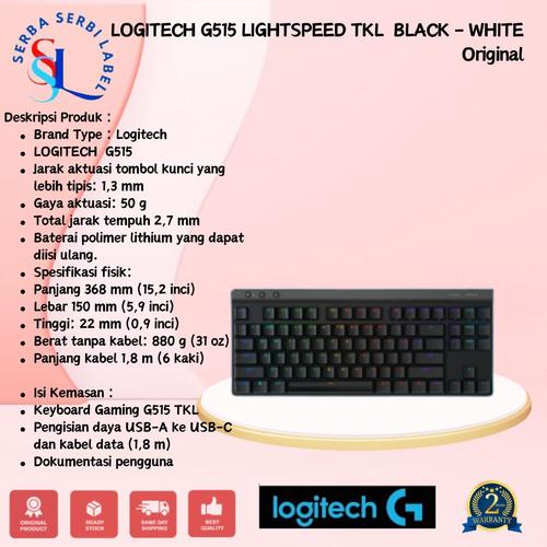 Jual Logitech G515 Keyboard Gaming Wireless LIGHTSPEED TKL, RGB ...