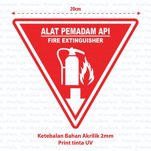 Jual Sign Rambu APAR / Segitiga APAR / Rambu Alat Pemadam Api Ringan ...