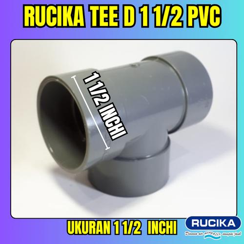 Jual Pipa Sambungan T Te Tee PVC Paralon Te Ukuran 1 1/2 Inchi Original ...