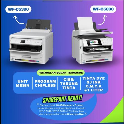 Jual CHIPLESS PRINTER EPSON WF-C5390 DAN WF-C5890 - WF-C5890 - Kota ...